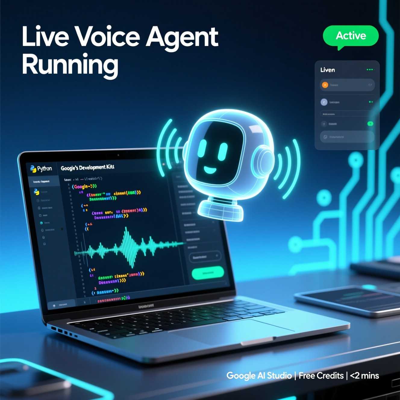 Create a Voice AI Agent in 2 Minutes with Google ADK